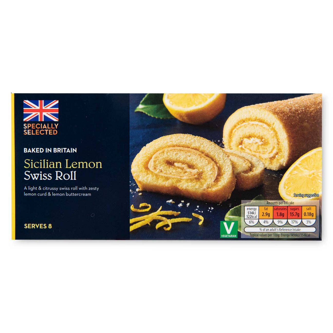 Sicilian Lemon Swiss Roll | ALDI UK